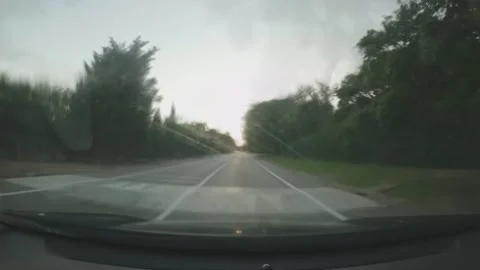 Driving Time Lapse from evening to night | Stock Video | Pond5