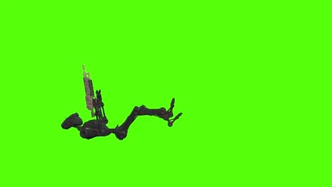 Droid Death Green Screen Animation 4k Re... | Stock Video | Pond5