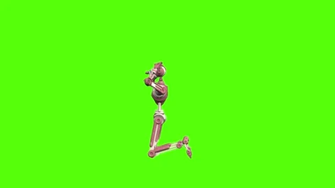 Droid Idle Green Screen Animation 4K Ren... | Stock Video | Pond5