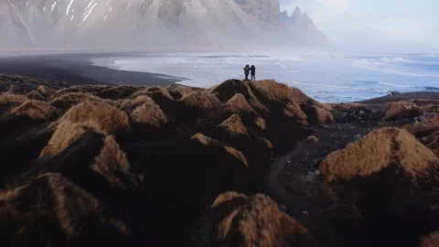 Drone Above Tide And Beach With View Of ... | Stock Video | Pond5