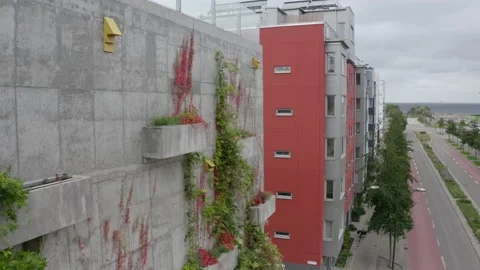 Drone Arcing Round City Architecture Of ... | Stock Video | Pond5