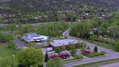 Drone: Basalt, Colorado Library and Pos... | Stock Video | Pond5