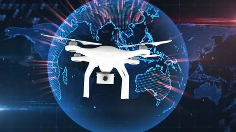 Drone Flying Map Stock Videos – Royalty-Free HD & 4K Videos