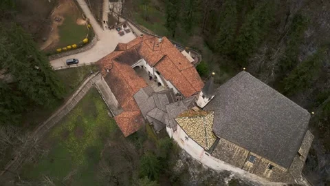 Drone circling over rooftop of San Romed... | Stock Video | Pond5