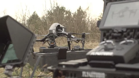 Drone Control Panel. Drone Settings | Stock Video | Pond5