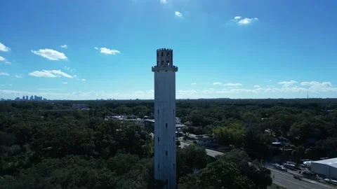 Drone footage of the historic Sulphur Sp... | Stock Video | Pond5