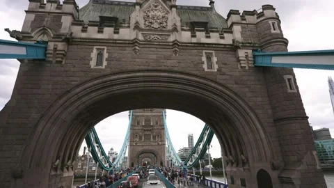 Drone London 4k. aerial shot of Tower Br... | Stock Video | Pond5