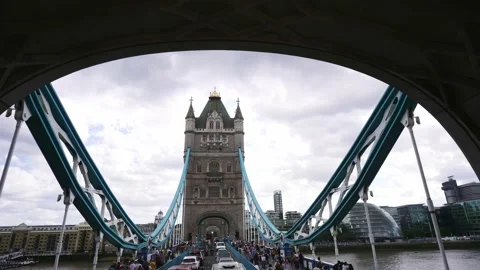 Drone London 4k. aerial shot of Tower Br... | Stock Video | Pond5
