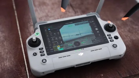 Drone Remote Controller with Live Camera... | Stock Video | Pond5