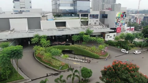 Drone Shot 23 Paskal Shopping Center Ban... | Stock Video | Pond5