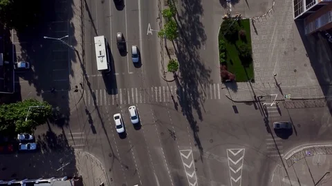 Drone's Eye View - Aerial top down view ... | Stock Video | Pond5