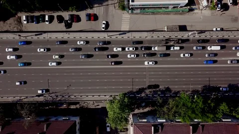 Drone's Eye View - Aerial top down view ... | Stock Video | Pond5