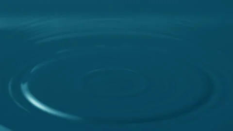 Drop drips on dark blue opaque liquid cr... | Stock Video | Pond5