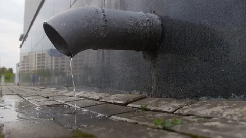 Drop Drips From a Pipe - metal tube in w... | Stock Video | Pond5
