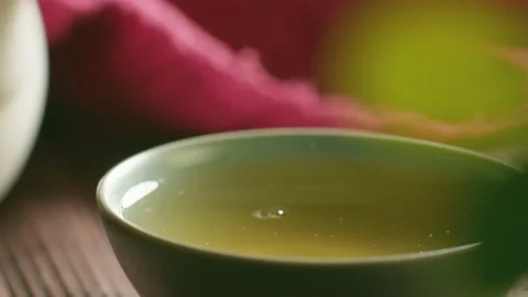 A drop of tea drops - tea culture | Stock Video | Pond5
