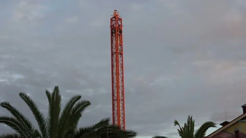 Drop Towers Stock Video Footage | Royalty Free Drop Towers Videos | Pond5