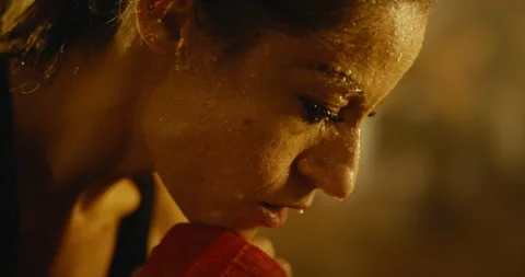 a drop of water falling from the nose of... | Stock Video | Pond5