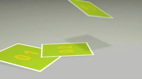 After Effects Template: Dropping cards-02 #1063243 | Pond5