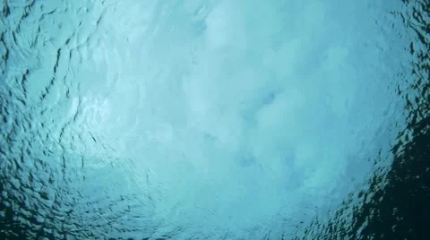 Drowning POV. Last Breath deep underwate... | Stock Video | Pond5