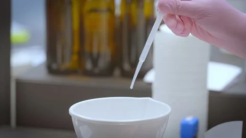 Drug preparation process measurement of ... | Stock Video | Pond5