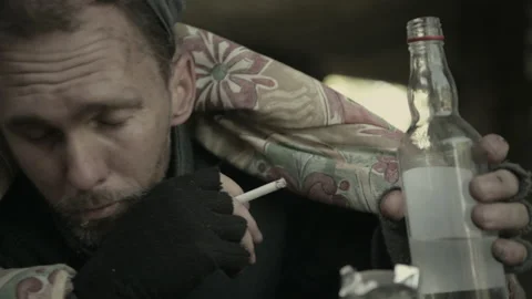 Homeless Drunk Stock Videos – Royalty-Free HD & 4K Videos | Pond5