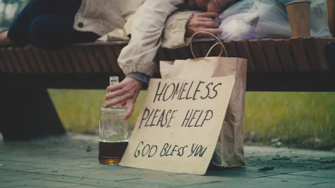 Homeless Drunk Stock Videos – Royalty-Free HD & 4K Videos | Pond5
