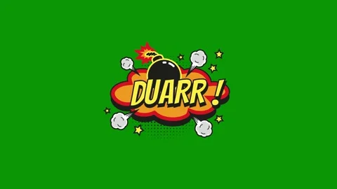 Duarr - Animation Text Green Screen | Stock Video | Pond5