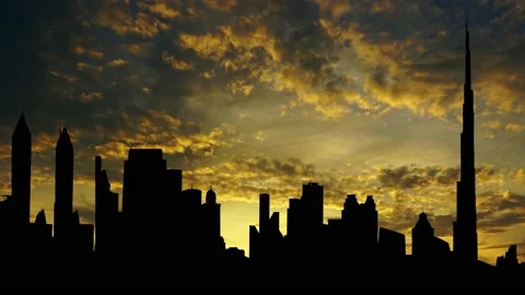 Dubai Cityscape Skyline Architecture Bui... | Stock Video | Pond5
