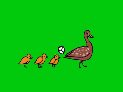 Drawings Drawings Animated Duck Stock Footage ~ Royalty Free Stock ...