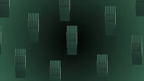 dull green color 3d rotating star model ... | Stock Video | Pond5