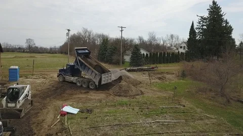 Dump Truck Dumping Stock Footage ~ Royalty Free Stock Videos | Pond5