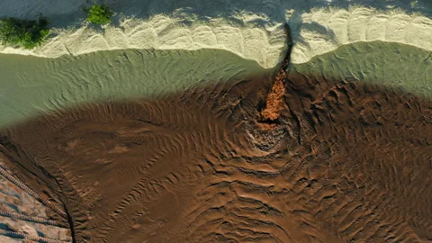 Dumping of hazardous chemical industrial... | Stock Video | Pond5