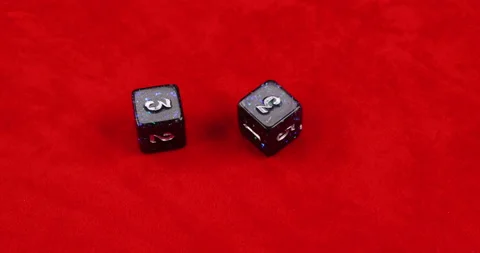 Dungeons and Dragons Dice Roll D6 6 Side... | Stock Video | Pond5