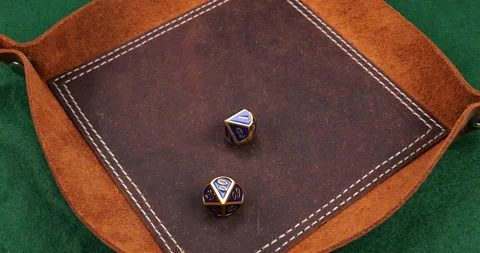Dungeons and Dragons Dice Roll Percentil... | Stock Video | Pond5
