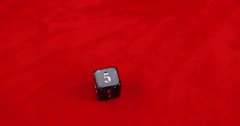 Dungeons and Dragons Dice Roll D6 6 Side... | Stock Video | Pond5