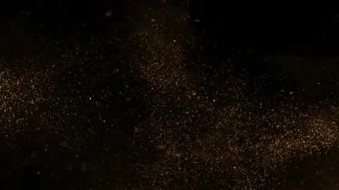 Dust Alpha On Black Background | Stock Video | Pond5