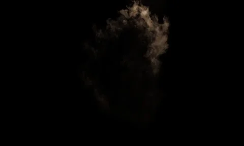 Dust cloud explosion and isolated shiny ... | Stock Video | Pond5