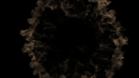 Dust explosion shock wave top view down ... | Stock Video | Pond5