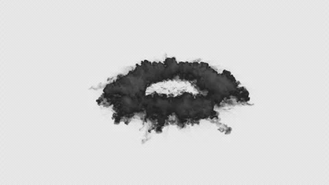 Dust explosion shockwave on transparent ... | Stock Video | Pond5