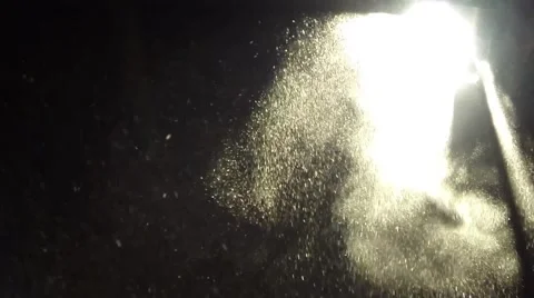 Dust particles moving, produced of airfl... | Stock Video | Pond5