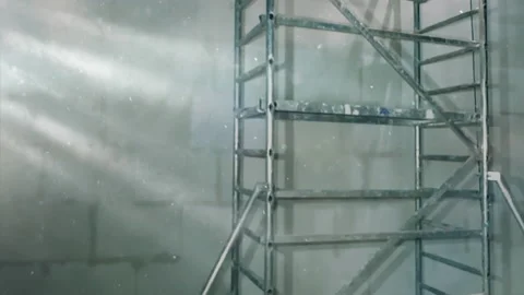 Dust particles swirl in the air in rays ... | Stock Video | Pond5