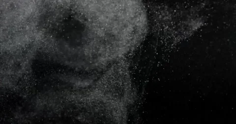 Dust Particles System in motion in black... | Stock Video | Pond5