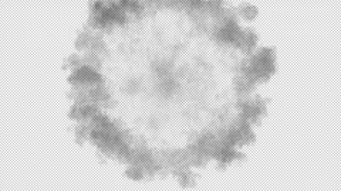 Dust shockwave explosion top down view, ... | Stock Video | Pond5