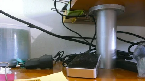 Dusty Dirty Office Table | Stock Video | Pond5