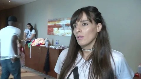 Dwarf models hit the catwalk in Dubai to... | Stock Video | Pond5