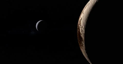 Pluto Rotation Stock Footage ~ Royalty Free Stock Videos | Pond5