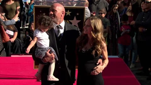 Dwayne Johnson Star on the Hollywood Wal... | Stock Video | Pond5