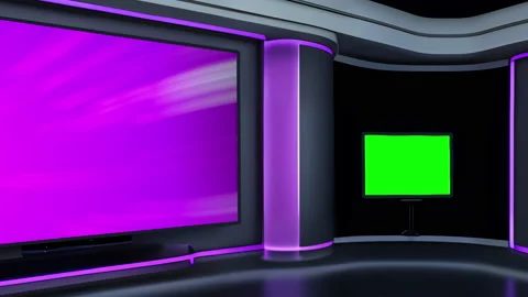 Dynamic 3D Virtual Set with Seamless Vid... | Stock Video | Pond5