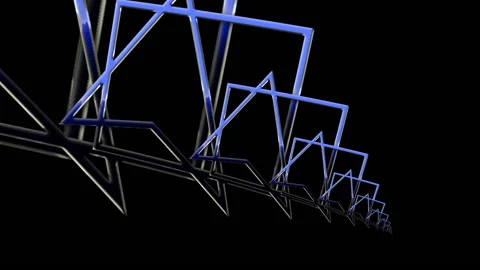 Dynamic animated background with rotatin... | Stock Video | Pond5