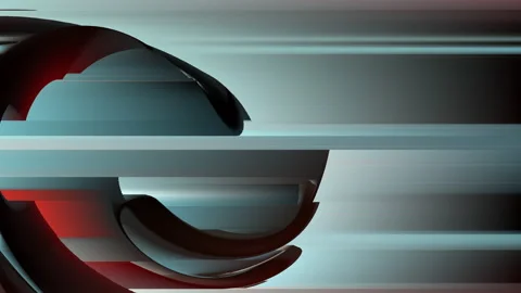 Dynamic animation in holographic colour ... | Stock Video | Pond5